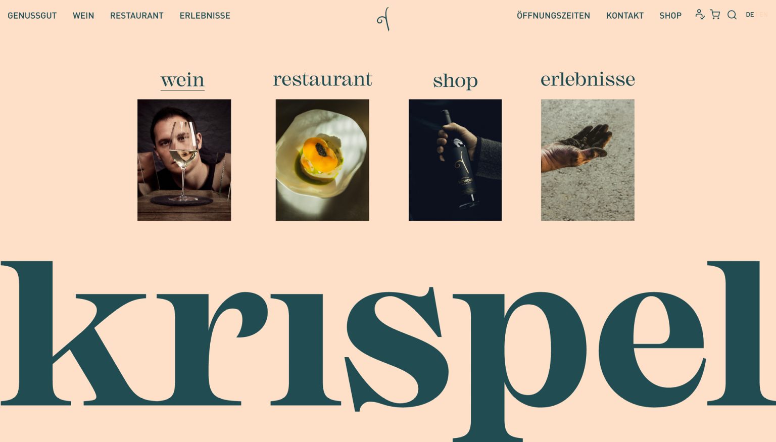 Genussgut Krispel: Branding und Webdesign - Madison